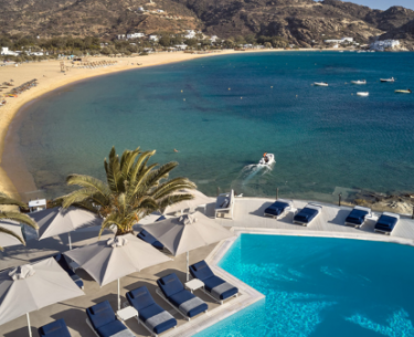 Ios Palace Hotel in Mylopotas beach | Luxury stay in Ios