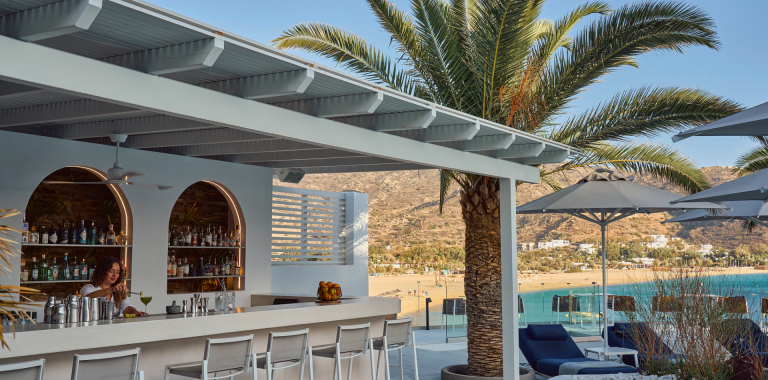 Ios Palace Hotel in Mylopotas beach | Luxury stay in Ios