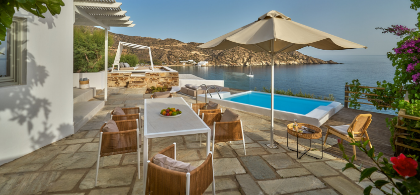 Ios Palace Hotel in Mylopotas beach | Luxury stay in Ios