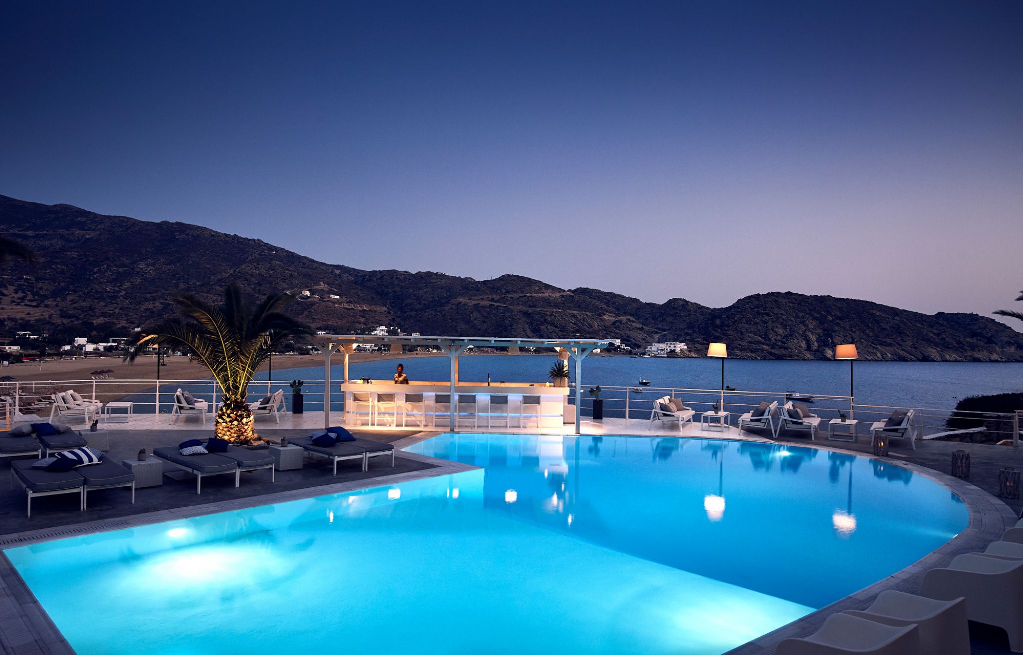 Ios Palace Hotel in Mylopotas beach | Luxury stay in Ios